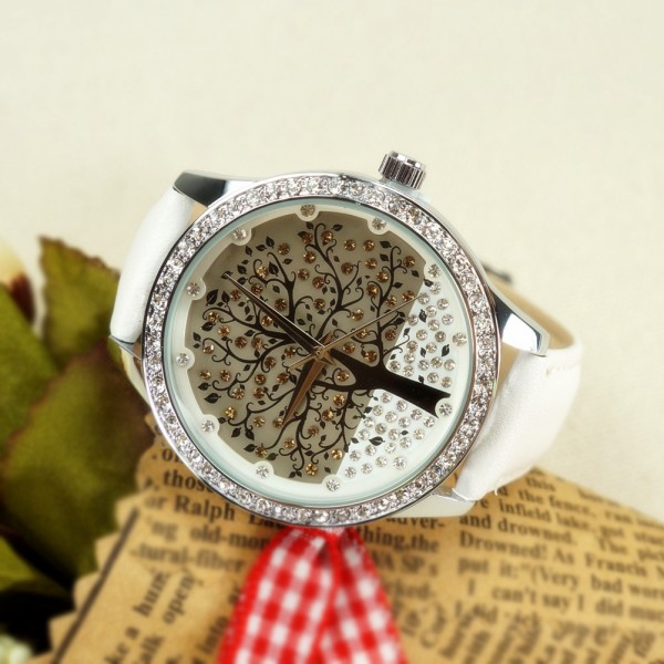 The Tree Of Life Rhinestone-studded Ladies Watch on Luulla